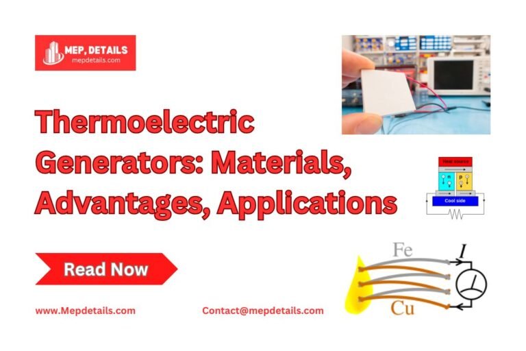 Thermoelectric Generators: Materials, Advantages, Applications - MEP ...